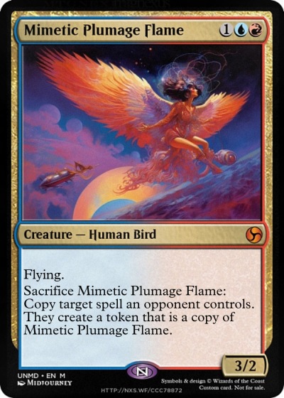 MTGNexus - Mimetic Plumage Flame