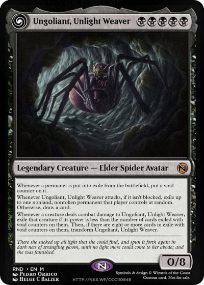 MTGNexus - Ungoliant, Unlight Weaver // Ungoliant, Hunger of the Void