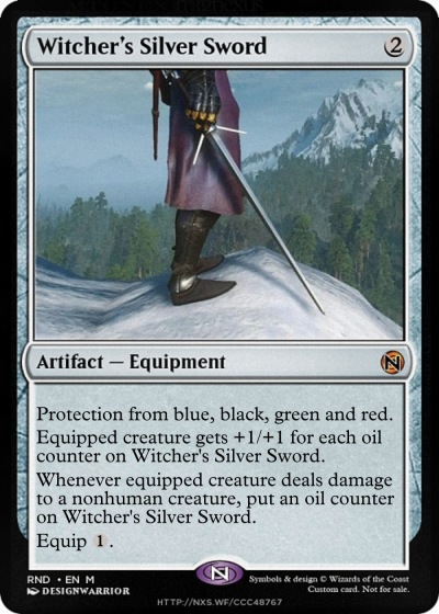 MTGNexus - Witcher's Silver Sword
