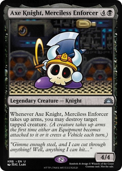MTGNexus - Axe Knight, Merciless Enforcer