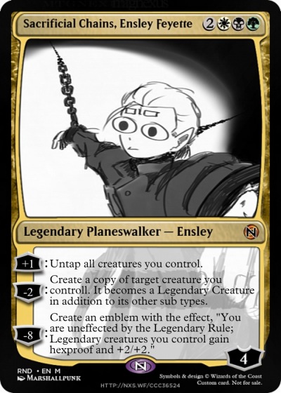 MTGNexus - Sacrificial Chains, Ensley Feyette