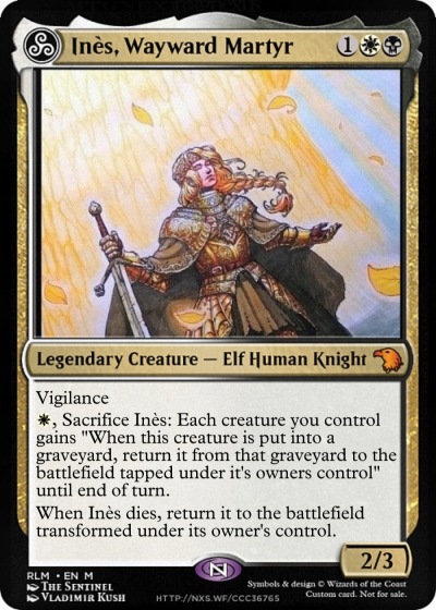 MTGNexus - Inès, Wayward Martyr // Blessing of the Morninglord