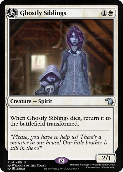 MTGNexus - Ghostly Siblings // Childish Possession