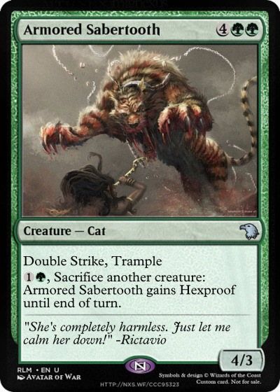 MTGNexus - Armored Sabertooth