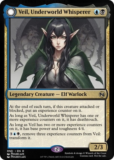 MTGNexus - Veil, Underworld Whisperer // Veil, Queen of the Underworld
