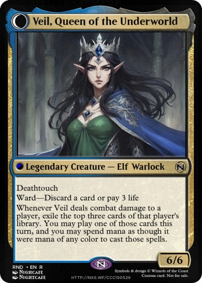 MTGNexus - Veil, Underworld Whisperer // Veil, Queen of the Underworld
