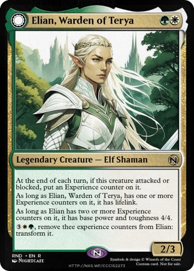 MTGNexus - Elian, Warden of Emerald Leaf // Elian, Queen of Emerald Leaf