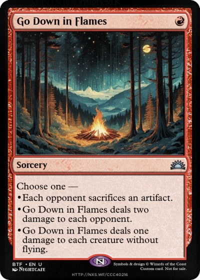 MTGNexus - Go Down in Flames