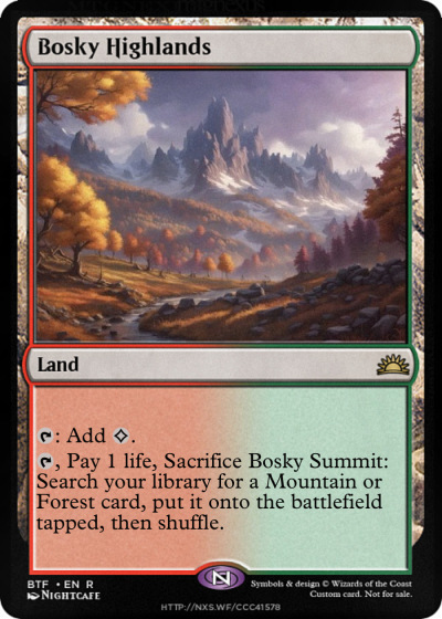 MTGNexus - Bosky Highlands