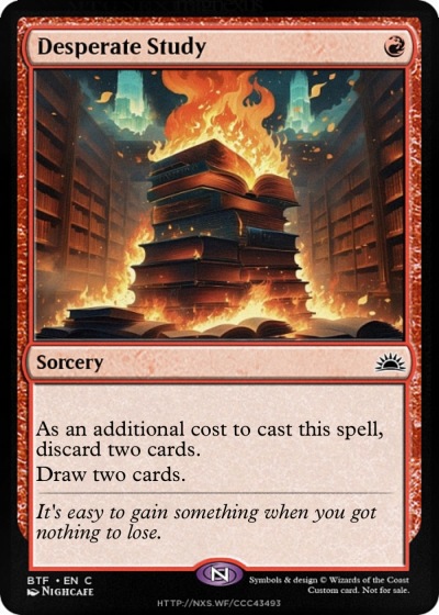 MTGNexus - Desperate Study