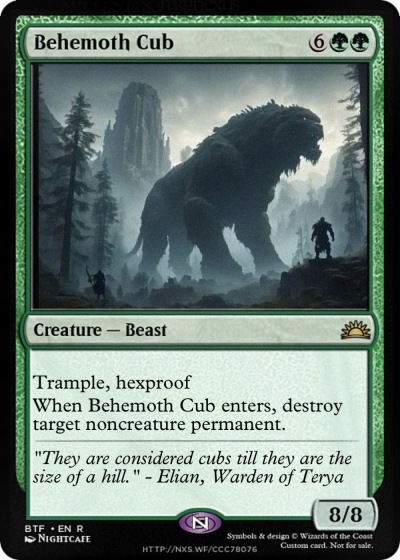 MTGNexus - Behemoth Cub
