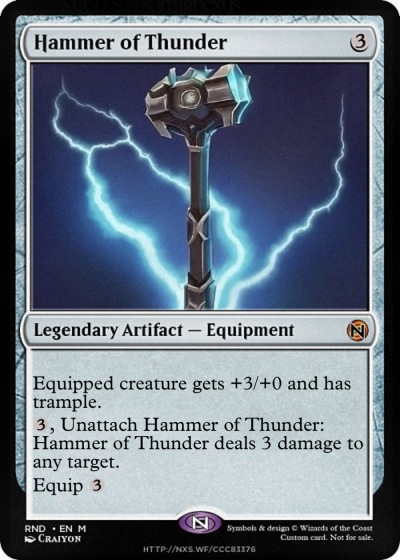 MTGNexus - Hammer of Thunder