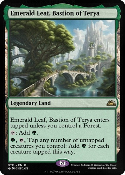 MTGNexus - Emerald Leaf, Bastion of Terya