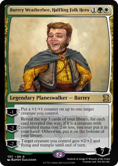 MTGNexus - Burrey Weatherbee, Halfling Folk Hero