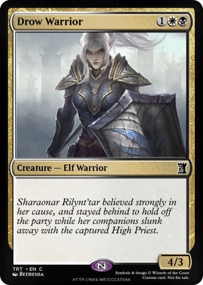 MTGNexus - Drow Warrior