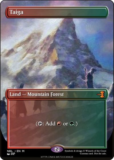 Taiga Mtg Mtg Magic Gathering Cartas Lote Pack Dual Taiga Buy