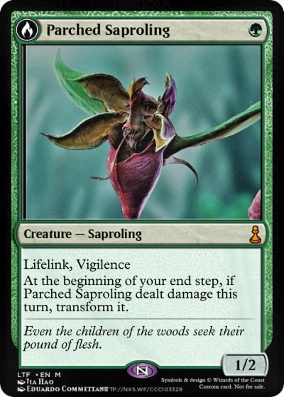 MTGNexus - Parched Saproling // Quenched Spriggan