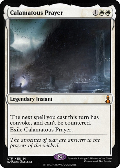MTGNexus - Calamatous Prayer