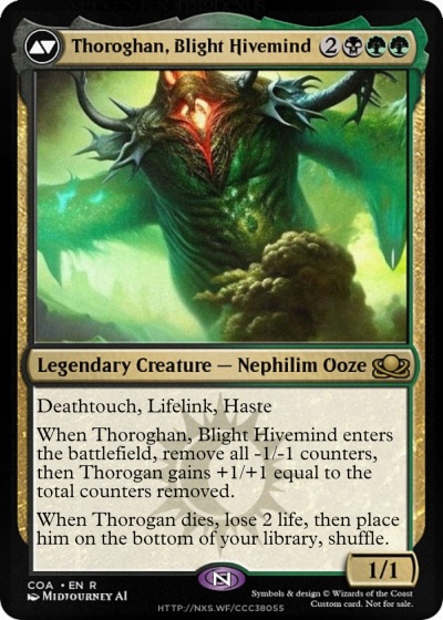 MTGNexus - Shrine of the Blight God // Thoroghan, Blight Hivemind