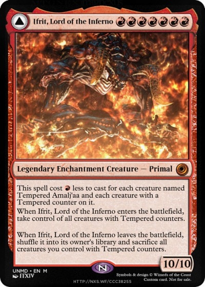 MTGNexus - Ifrit, Lord of the Inferno // Tempering by inferno