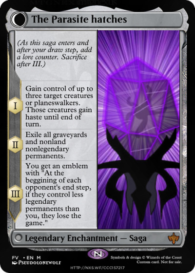 MTGNexus - Violet Crystal // The Parasite hatches