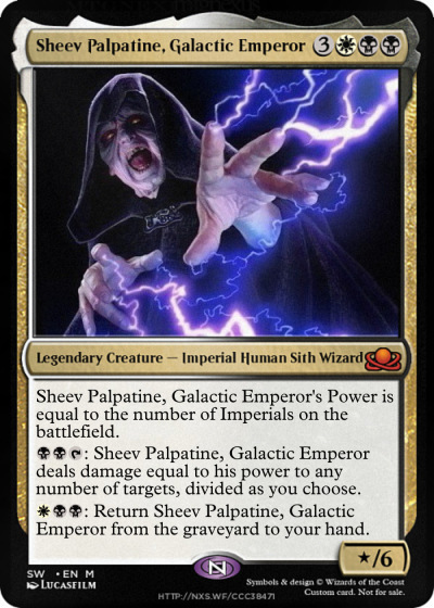 MTGNexus - Sheev Palpatine, Galactic Emperor
