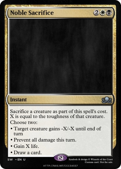 MTGNexus - Noble Sacrifice