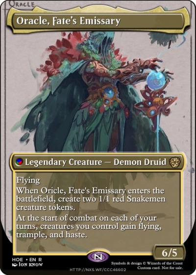 MTGNexus - Morket, Sorrowfilled // Oracle, Fate's Emissary