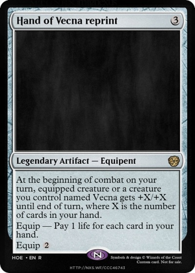 MTGNexus - Hand of Vecna reprint