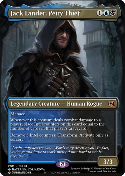 MTGNexus - Jack Lander, Petty Thief // Jack Lander, Criminal Mastermind