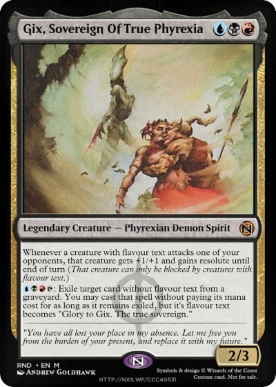 MTGNexus - Gix, Sovereign Of True Phyrexia