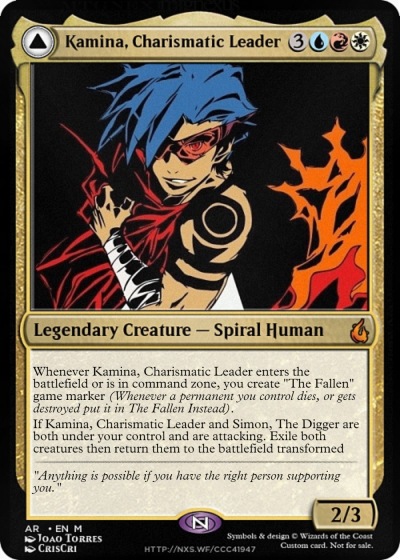 MTGNexus - Kamina, Charismatic Leader // Remembrance of The Fighting Spirit