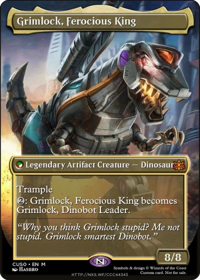 MTGNexus - Grimlock, Dinobot Leader // Grimlock, Ferocious King