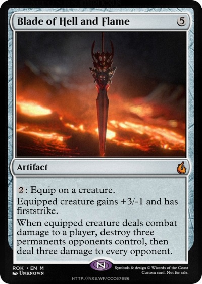 MTGNexus - Blade of Hell and Flame