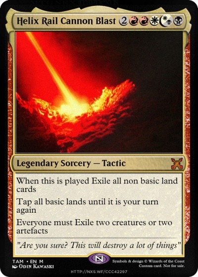 MTGNexus - Helix Rail Cannon Blast