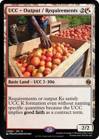 MTGNexus - UCC - Output / Requirements MTGNexus - UCC - Output / Requirements