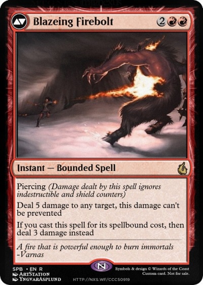 MTGNexus - Blazing Mountain // Blazeing Firebolt