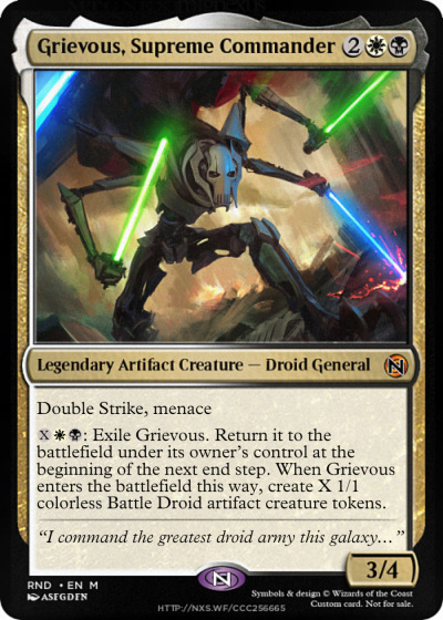 MTGNexus - Grievous, Supreme Commander