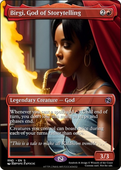 MTGNexus - Birgi, God of Storytelling