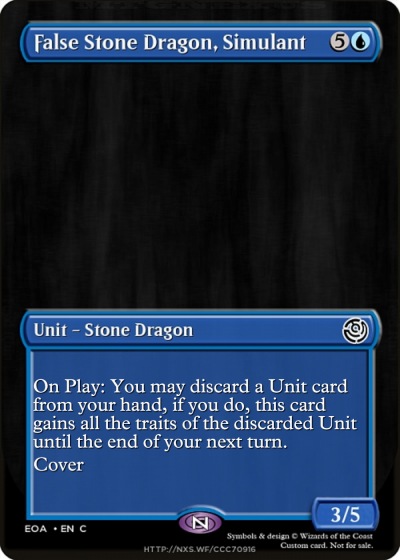 MTGNexus - False Stone Dragon, Simulant