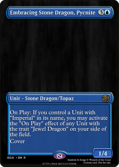 MTGNexus - Embracing Stone Dragon, Pycnite