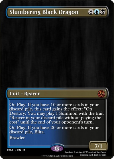 MTGNexus - Slumbering Black Dragon