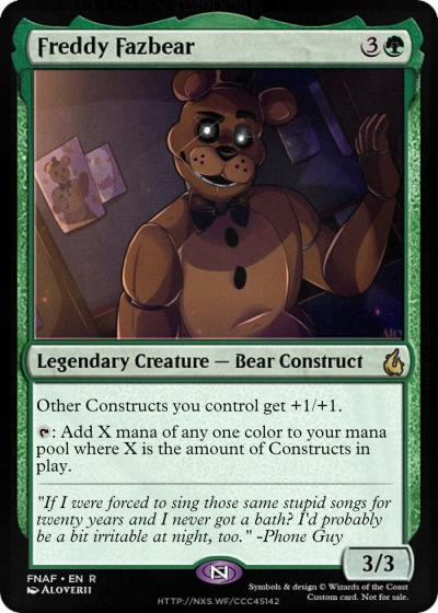 Mtgnexus Freddy Fazbear