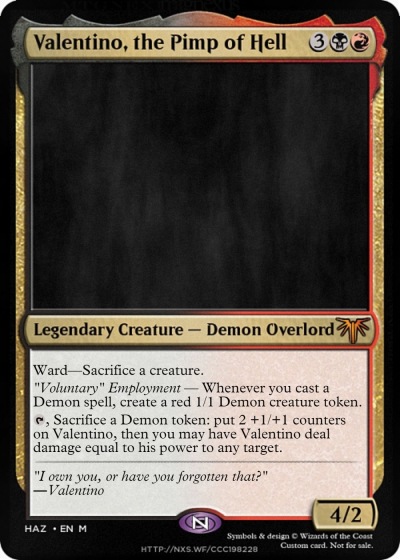 MTGNexus - Valentino, the Pimp of Hell