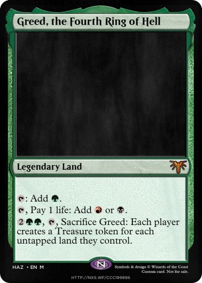 MTGNexus - Greed, the Fourth Ring of Hell