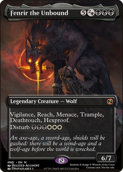 MTGNexus - Fenrir the Unbound // Fenrir’s Fury