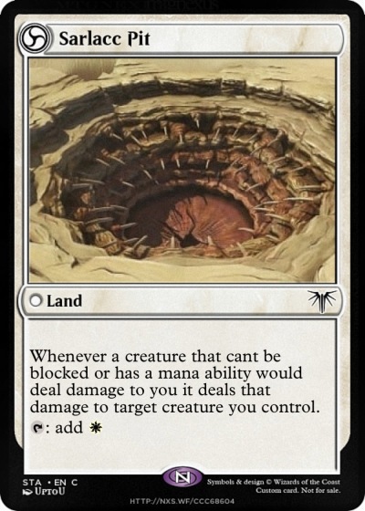 MTGNexus - Sarlacc Monster // Sarlacc Pit