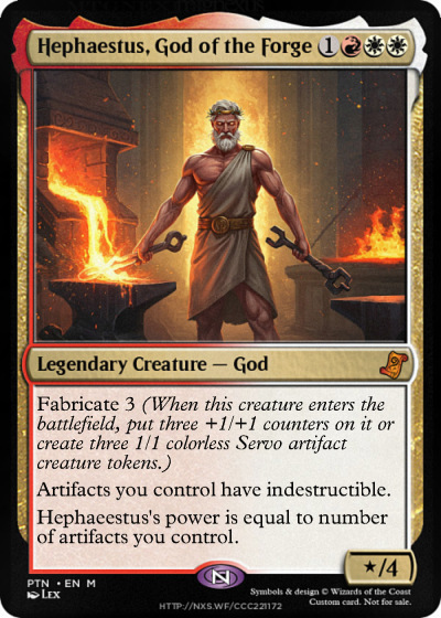 MTGNexus - Hephaestus, God of the Forge