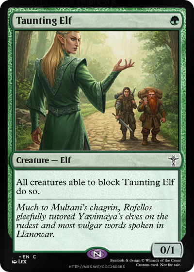 MTGNexus - Taunting Elf