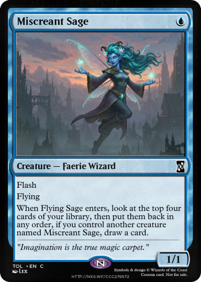 MTGNexus - Faery Tale - Blue Basic